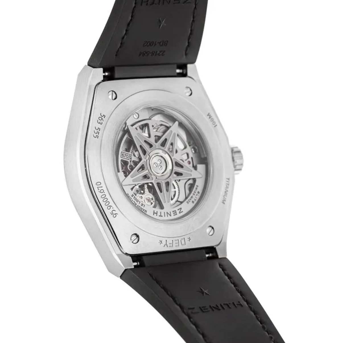 Zenith Defy Classic 95.9000.670/78.R782 Titanium 41 mm Watch Box and ...